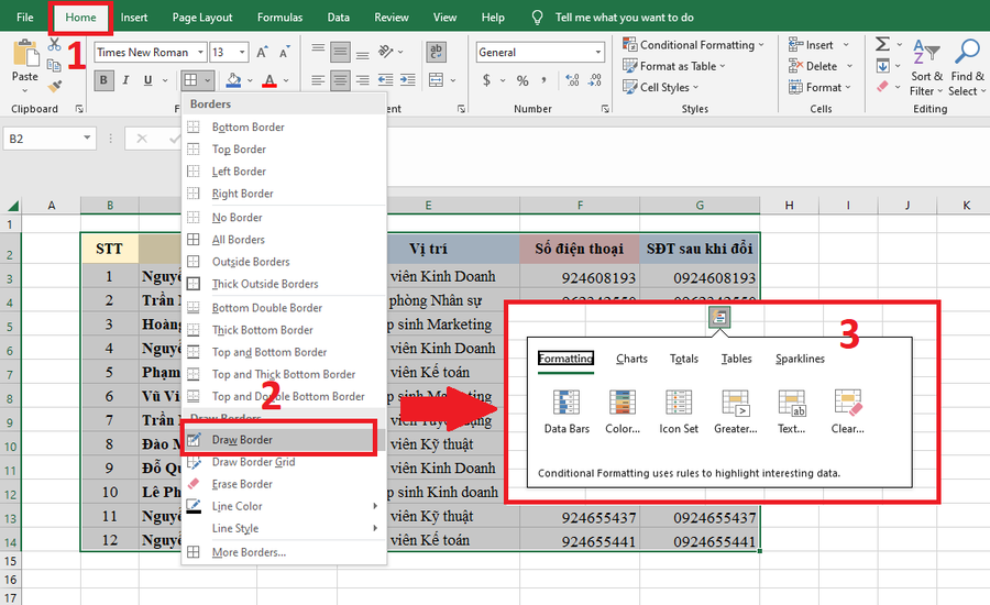 Cách Tạo Khung Trong Excel Cực Nhanh Và đơn Giản